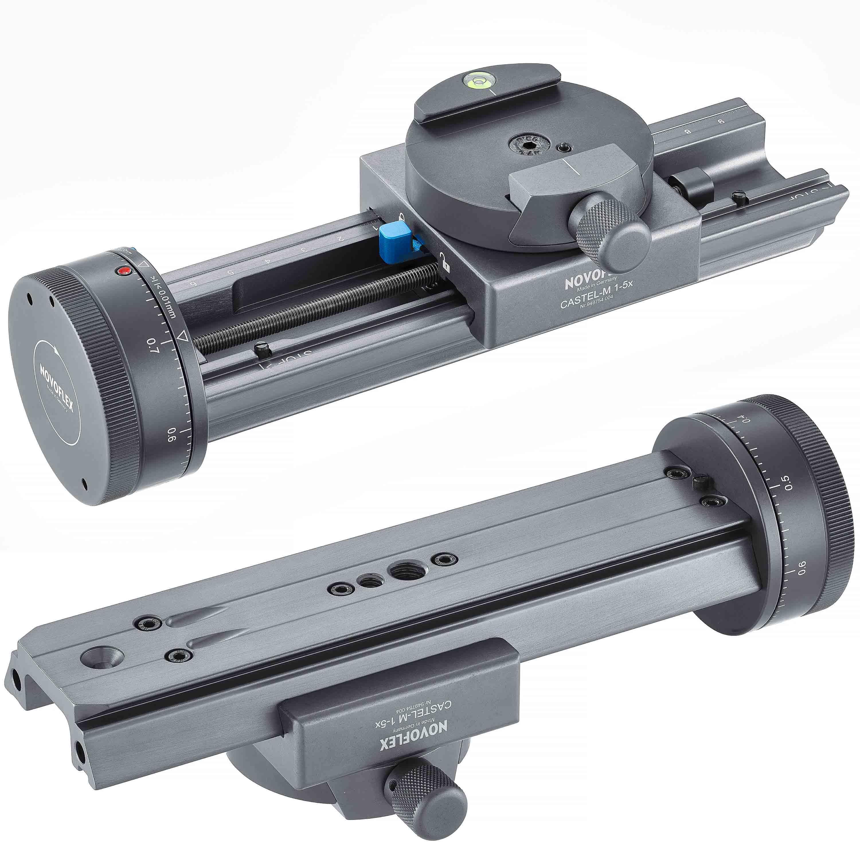 Novoflex Fokuseringsskena CASTEL-M | 1:1-5:1